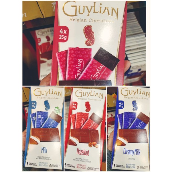 Coklat Langkawi Guylian Belgian Chocolate Creamy Milk, Hazelnut ...
