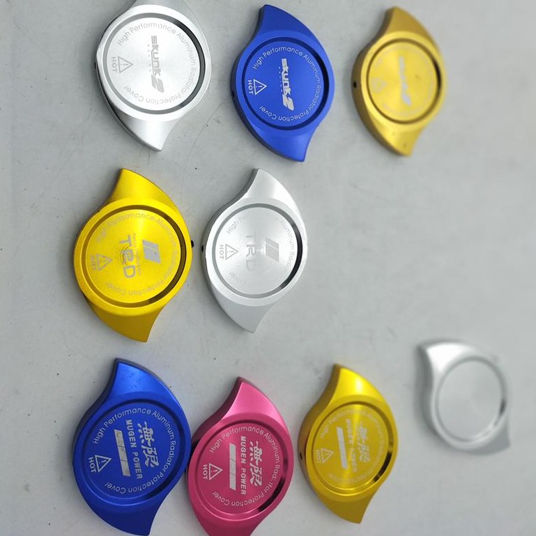 Universal Radiator cap cover universal alloy Mugen Trd Skunk2 Ralliart ...