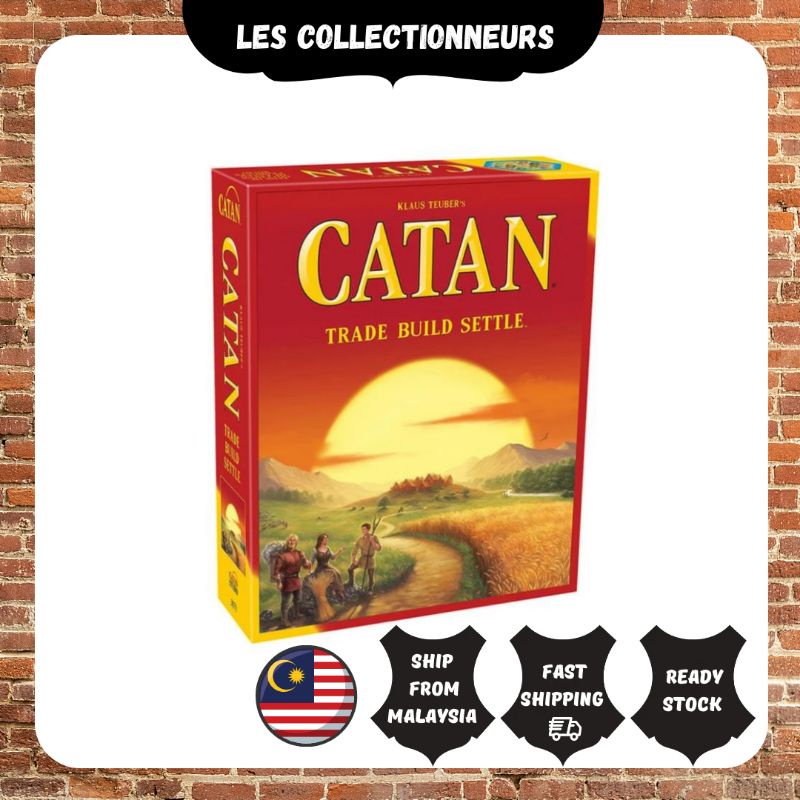 🎲 CATAN Trade Build Settle (Base Game) Adventure Game Board Game Card ...