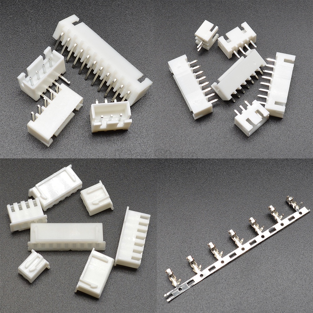 50Pcs XH2.54 Terminal Male Plug Female Socket Plastic Shell Wire Connector XH 2.54 2P 3P 4P 5P ...