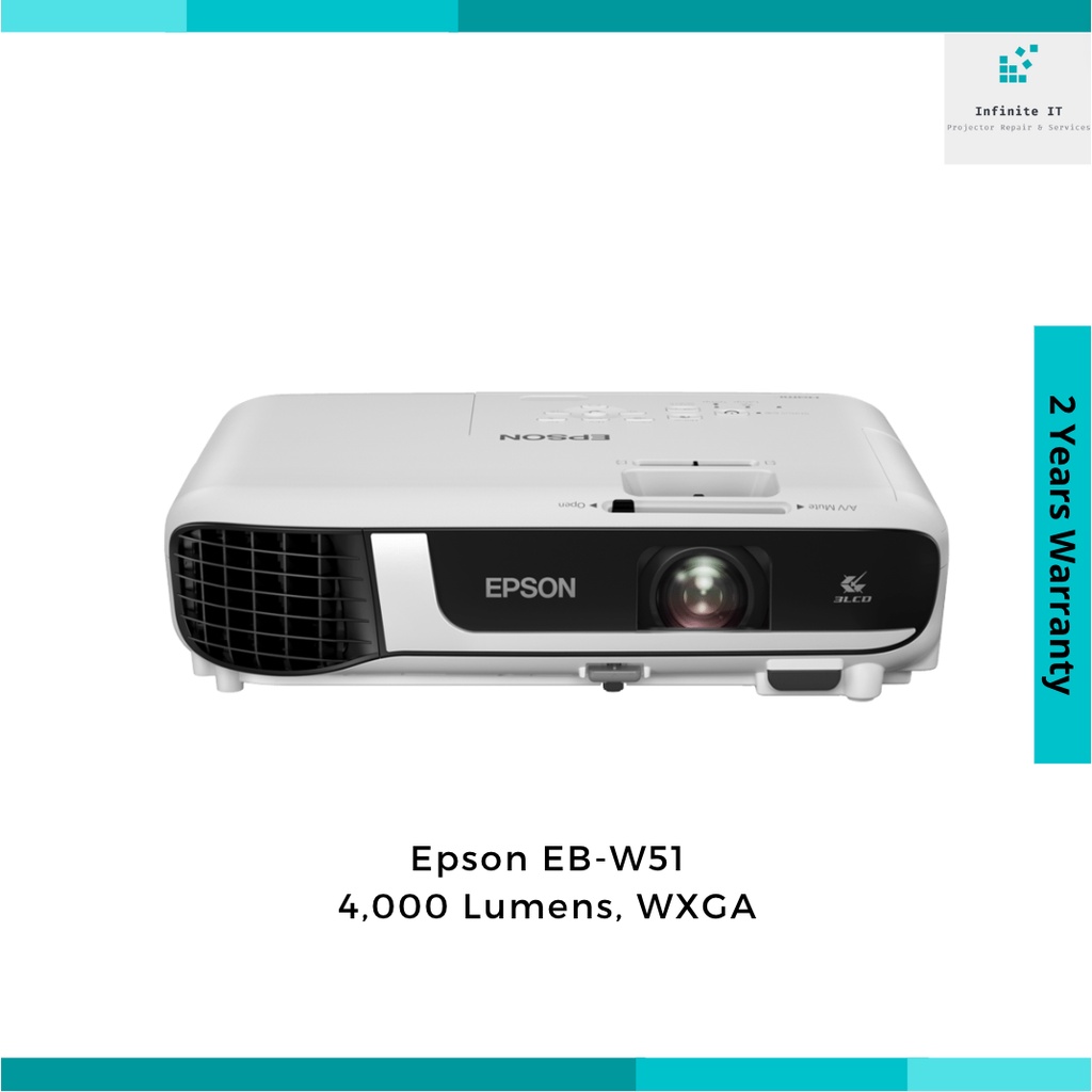 Epson EB-W51 4000 Lumens WXGA 3LCD Portable Compact Projector | Shopee ...