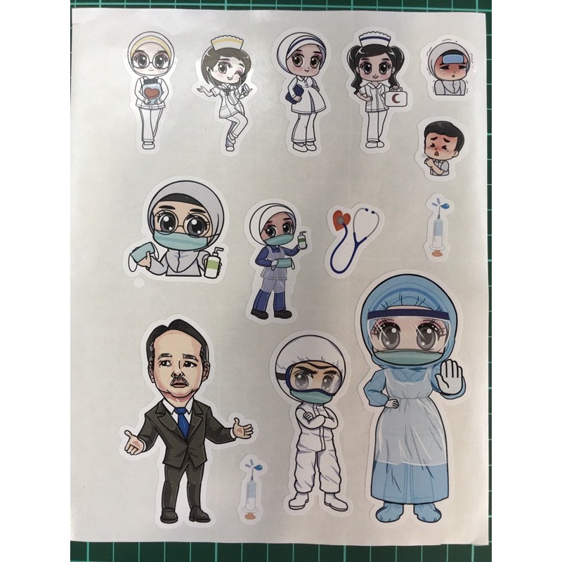 Sticker Muslimah / Sailormoon / Frontliner comel dan cute | Shopee Malaysia