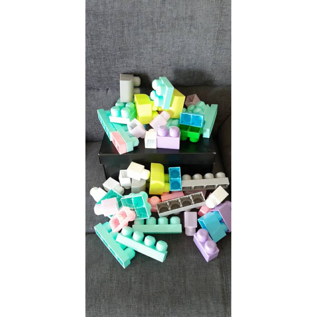 Blocks set 50 pcs. Size & quality like Mega Bloks. | Shopee Malaysia
