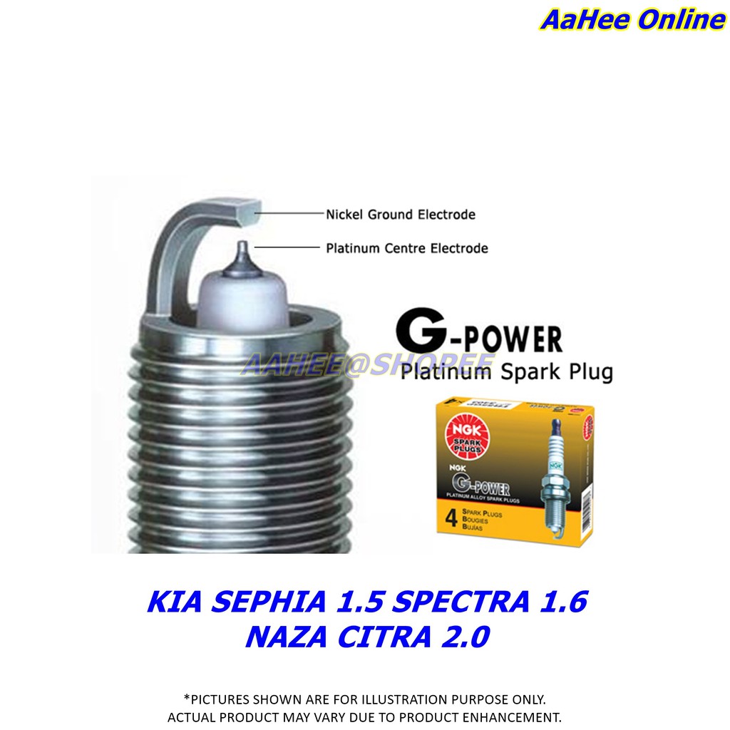 NGK G-POWER for Kia Sephia Spectra Naza Citra Platinum Spark Plug ...