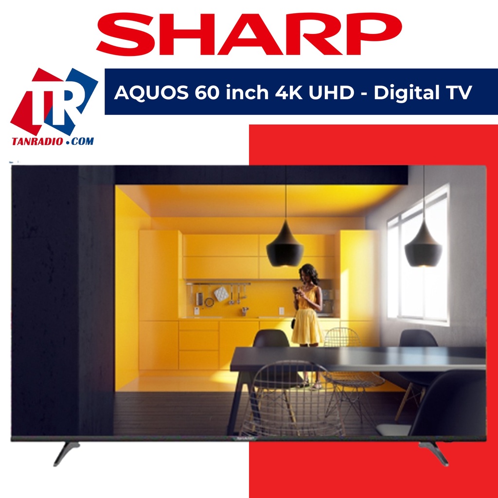 SHARP Aquos 4K UHD Digital TV (60") 4TC60CH1X | Shopee Malaysia
