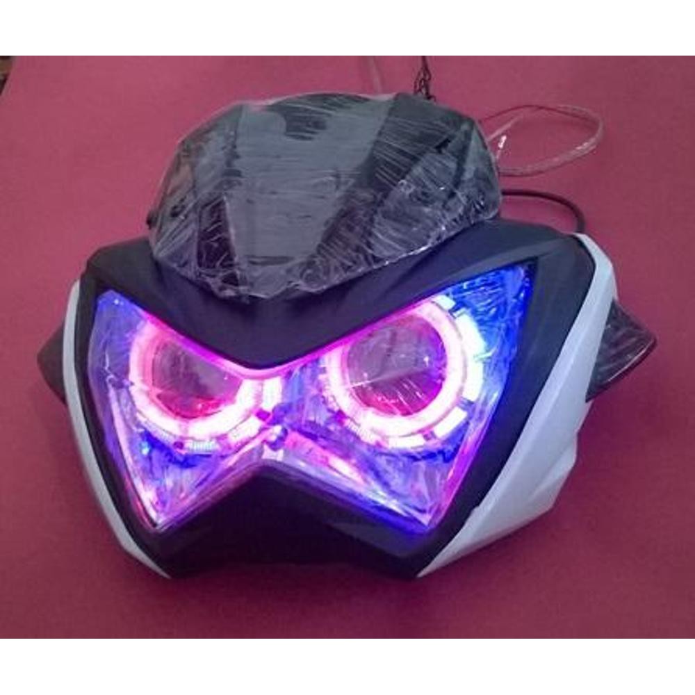 Ninja z250 Headlamp Package Plus Led Projector Projie Pnp Vixion Byson ...