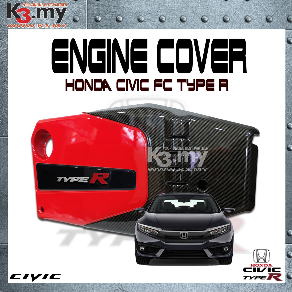 Honda Civic FC Type R Engine Cover 16-17 10th Gen X 1.5L Turbo | Shopee ...