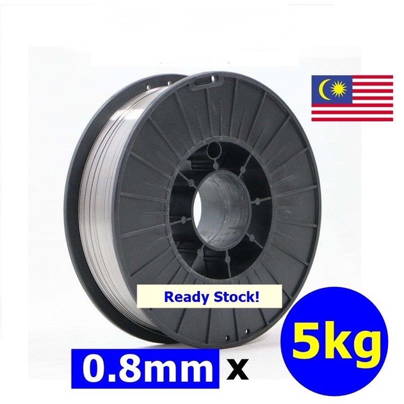 STAINLESS STEEL MIG WIRE CO2 WELDING WIRE Roll 0.8mm x 5kg ER308LSi | Shopee Malaysia