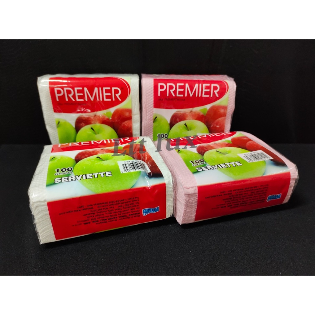 Premier Tissue / Premier Serviette Tissue (100gm±) (Pink / White ...