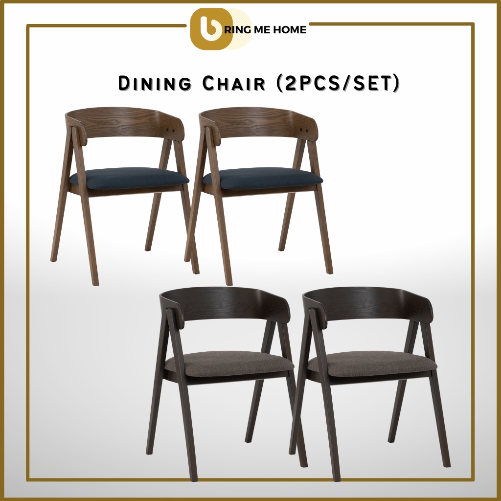 [2 PCS] CATER Kerusi Makan Dining Chair Modern Arm Chair Dinning Chair ...
