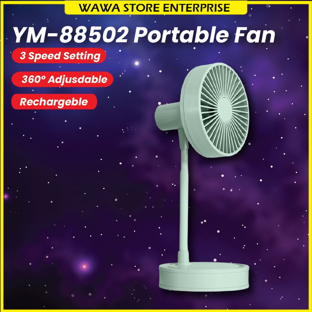 YM88502 Fan USB desktop Shopee USB Desk Fan Quiet Portable Fan for ...