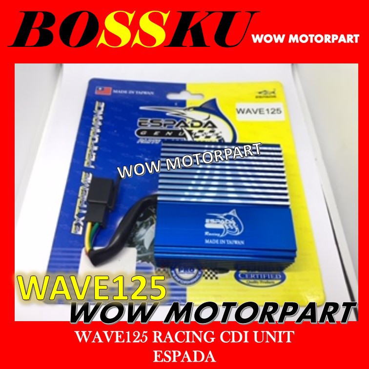 WAVE 125 CDI RACING ESPADA WAVE125 W125 RACING CDI UNIT ESPADA RC WAVE ...