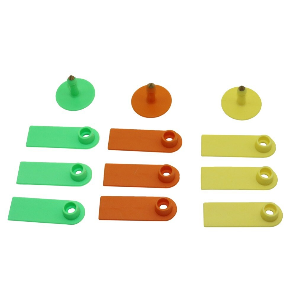 Farm Sheep Ear Tag No word Ear Signage Animal Identification 3-Colors 1 ...