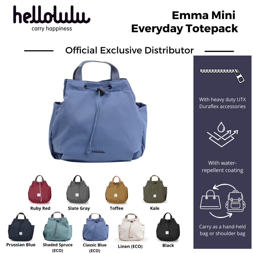Hellolulu Emma Mini Everyday Totepack | Shopee Malaysia