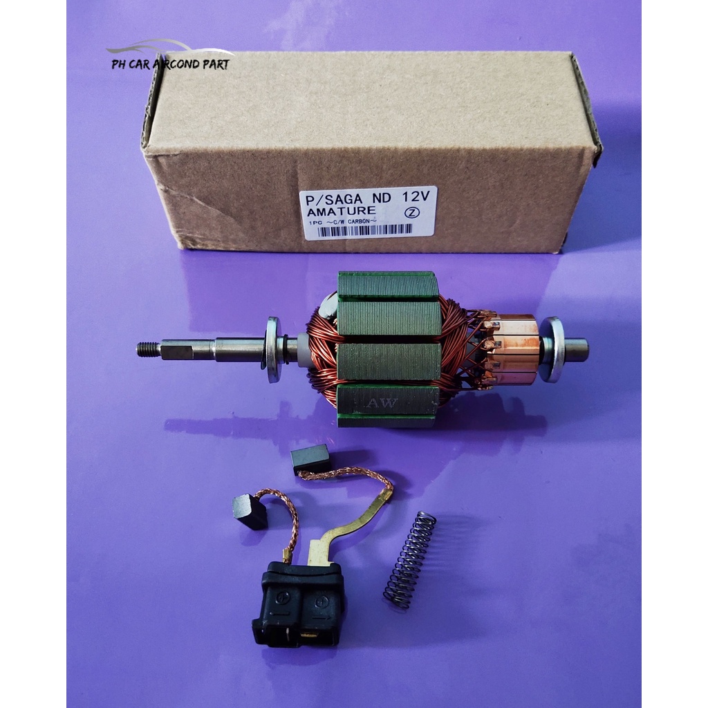 BLOWER MOTOR ARMATURE - PROTON SAGA ND 12V FOR CAR AIRCOND | Shopee ...