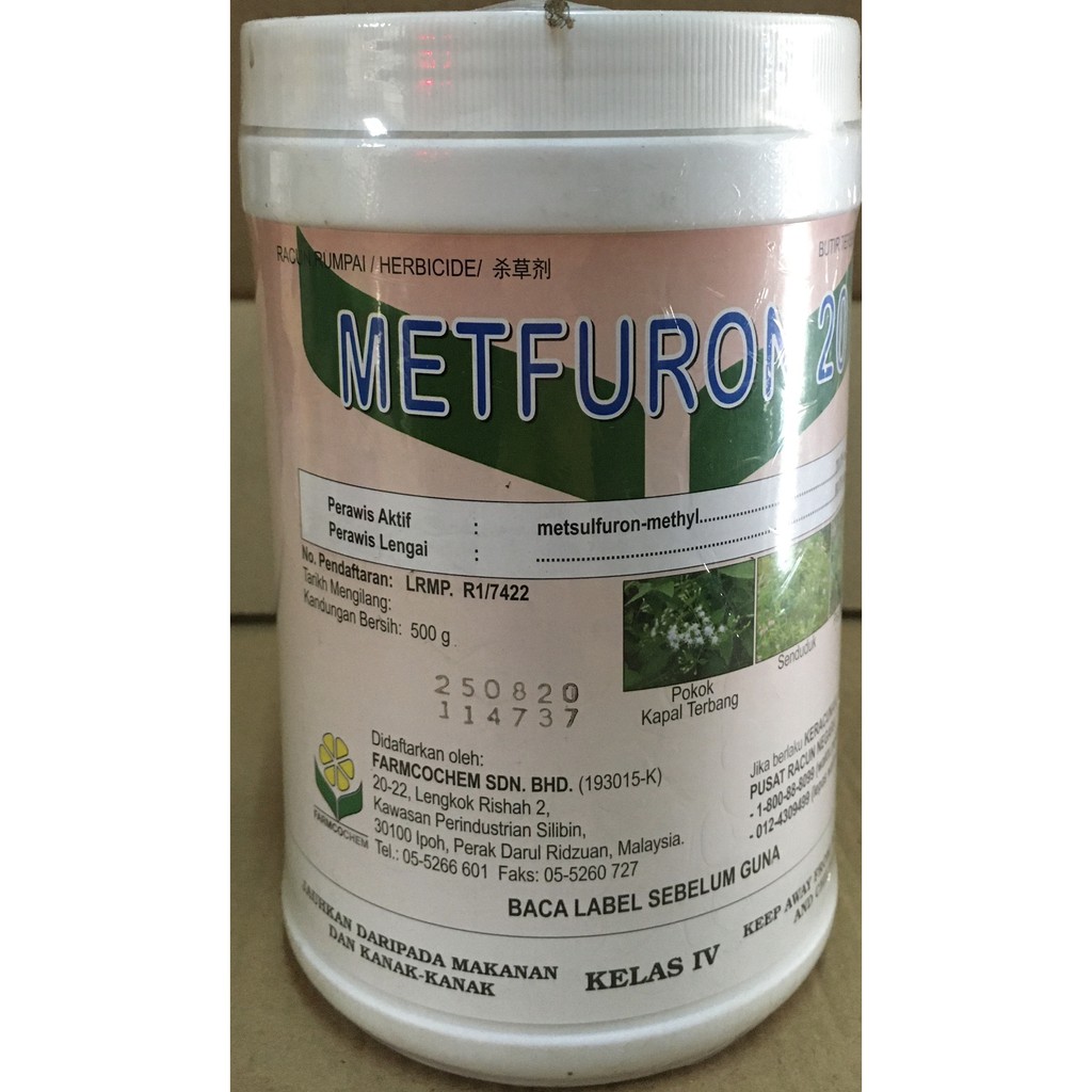 * ORIGINAL * Farmcochem Metfuron 20 500g racun rumput / akar ruas-ruas ...