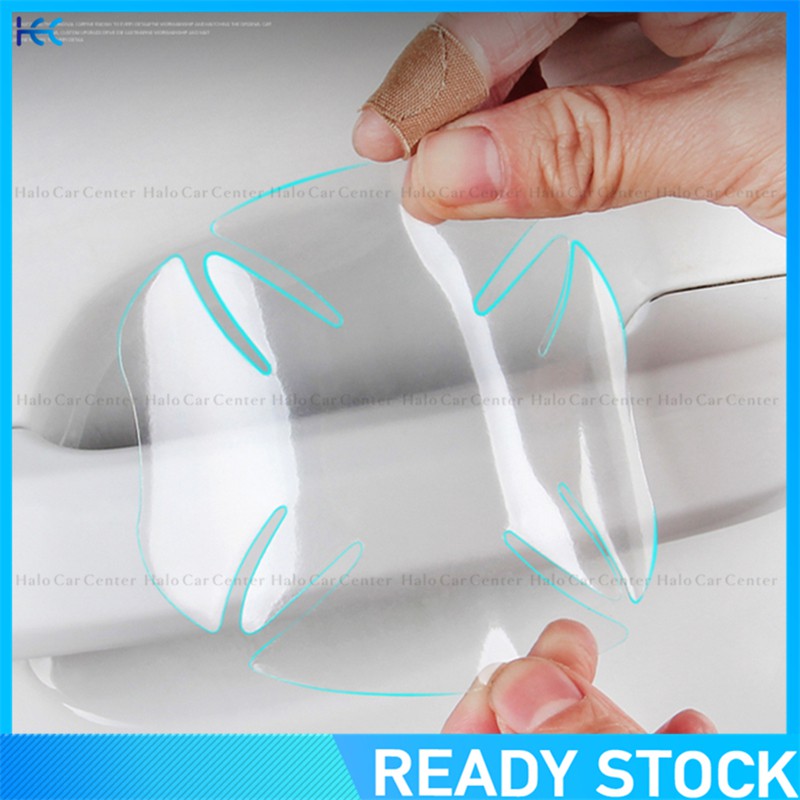 Universal Carbon Fiber Auto Car Door Handle Stickers Car Handle ...