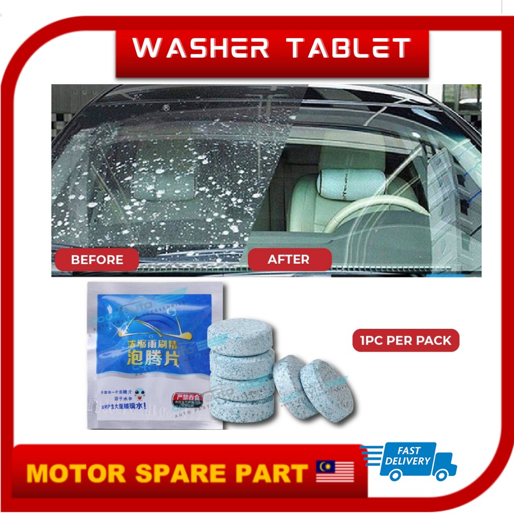 WINDSHIELD WASHER TABLET CAR GLASS CLEANER 25GM | Shopee Malaysia
