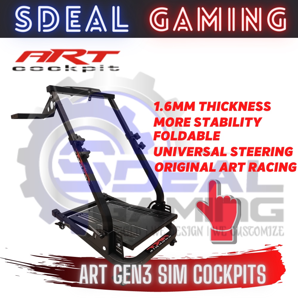 【Gen5】 ART SIM RACING COCKPIT RACK GEN 3 X COCKPIT FOLDABLE STAND ...