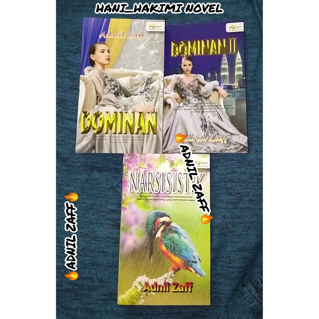 💕Preloved💕Dominan,Dominan 11 & Narsisistik Karya Adnil Zaff | Shopee ...