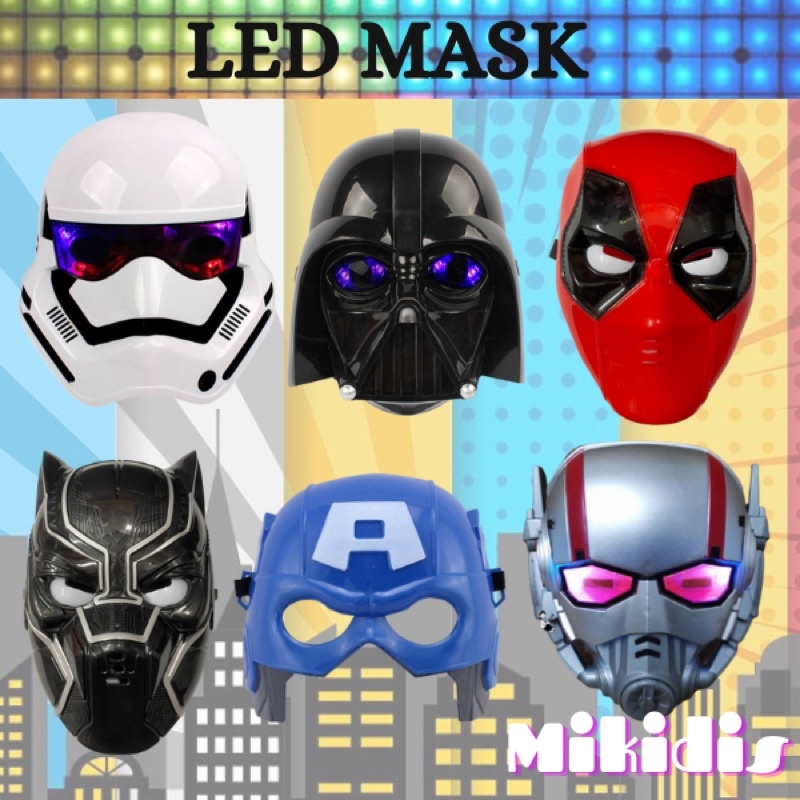 Ready Stock Avengers Deadpool,StarWars,Hulk,AntMan,BlackPather ...