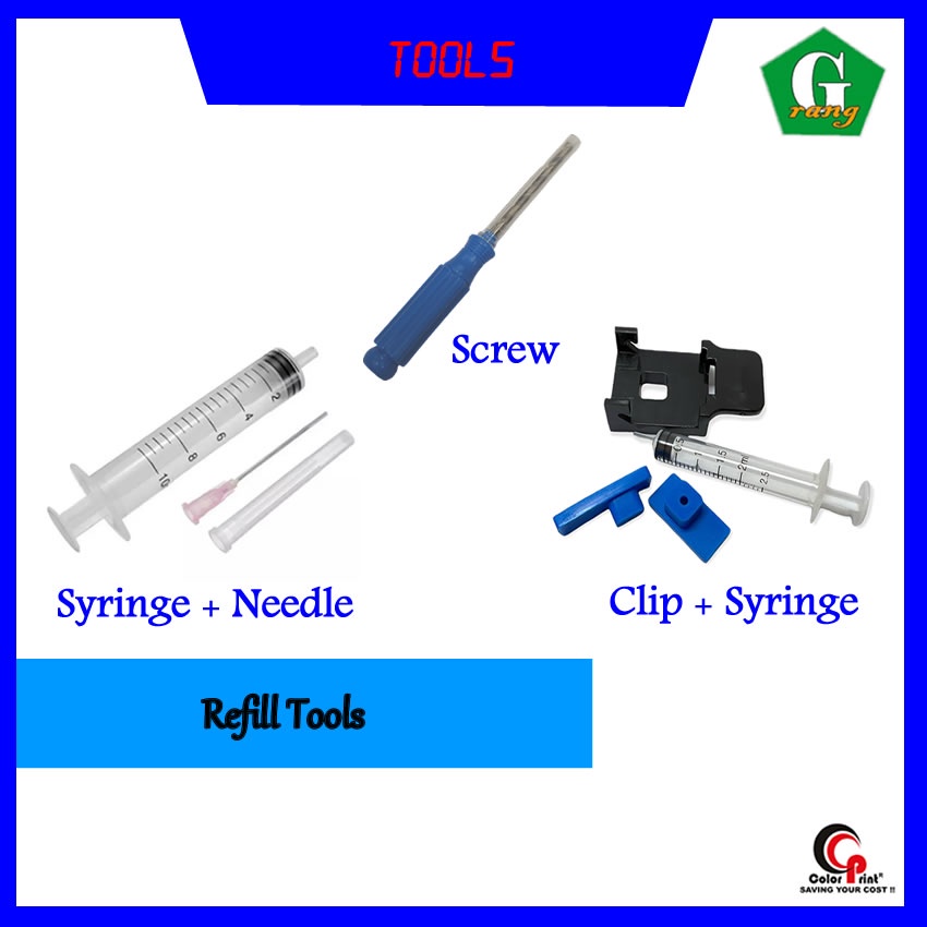 Tools = Syringe with Needle 10ml / Refill Ink Tool / Syringe / Needle ...
