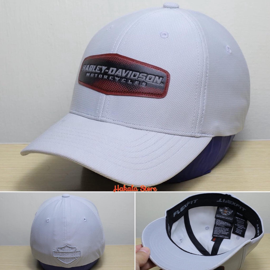 Genuine Harley Davidson baseball cap (Authentic), gray and white ...