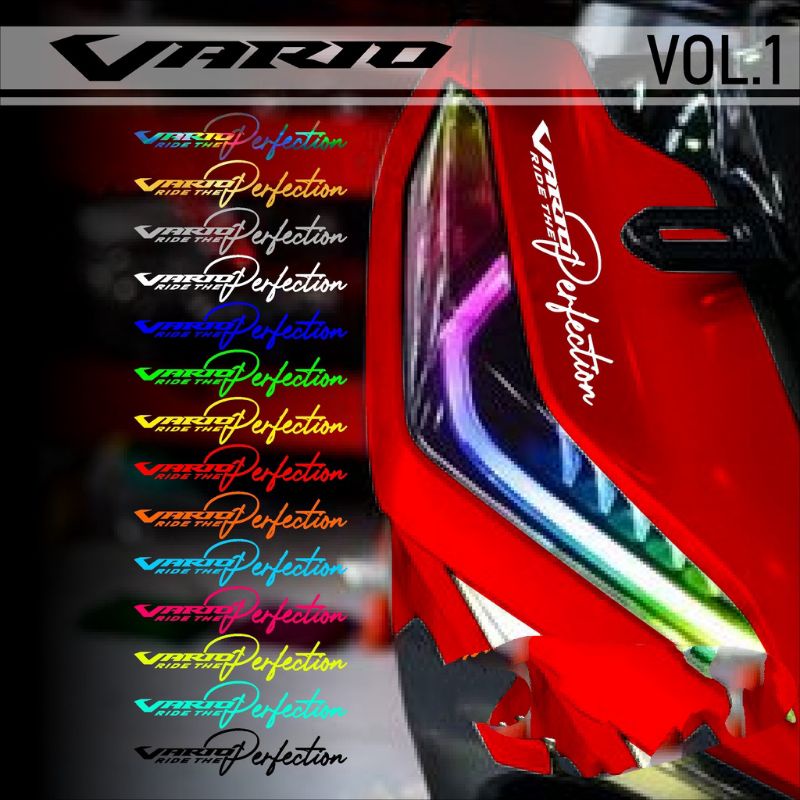 Sticker cutting vario ride the perfection | Shopee Malaysia