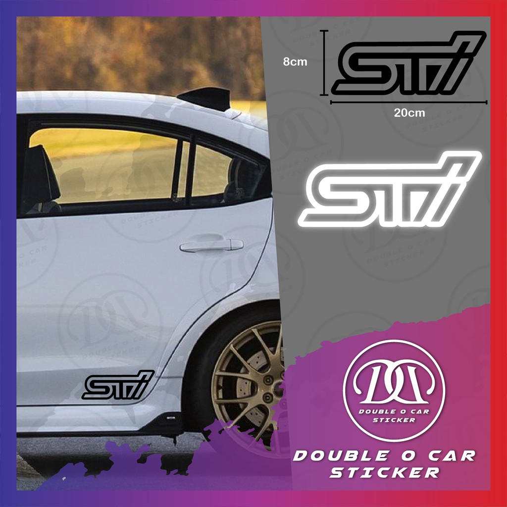 [READY STOCK] SUBARU STI LOGO CAR STICKER KL00023 | Shopee Malaysia