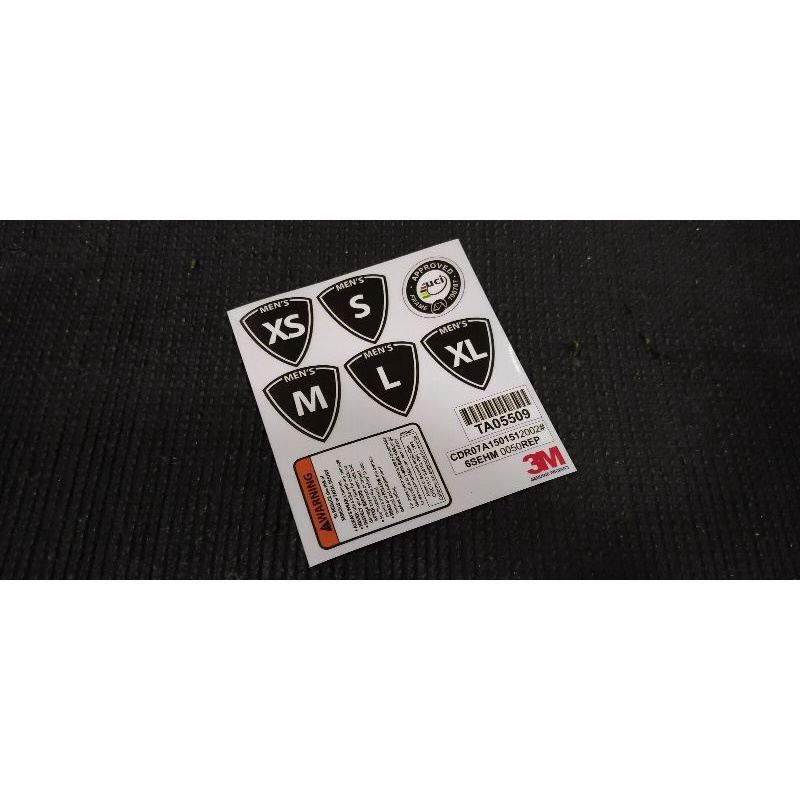 🔥3M Frame size warning barcode UCI sticker for bicycle frame | Shopee ...