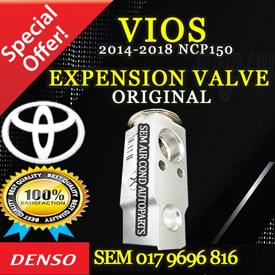 TOYOTA VIOS NCP150 2014-2018 YEAR ORIGINAL DENSO ND EXPENSION VALVE/ EXPANSION VALVE (CAR AIR ...