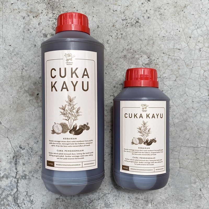 Cuka kayu asli (100% organik) | Shopee Malaysia