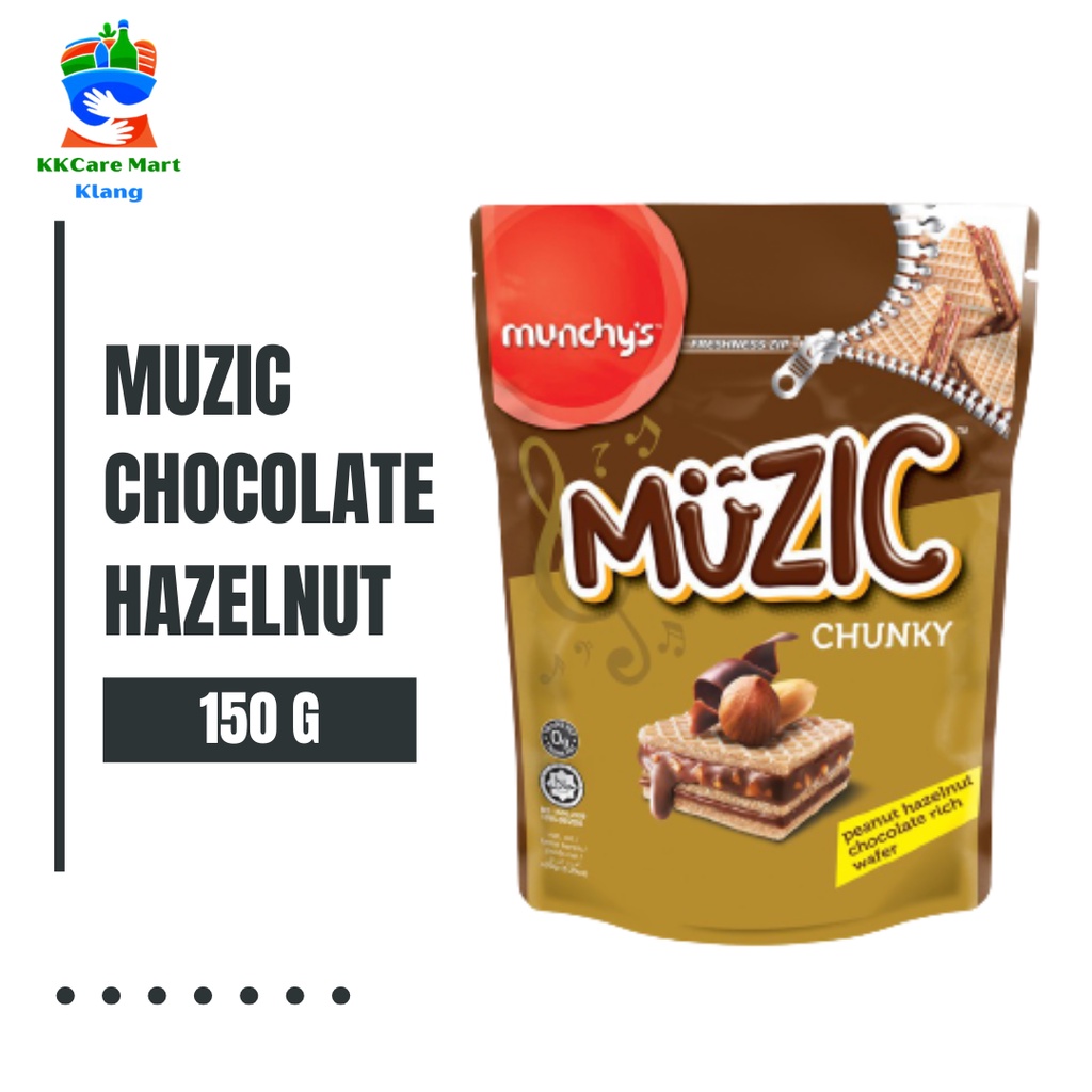 Munchy's Muzic Wafer - Chunky Chocolate Hazelnut (150g) | Shopee Malaysia