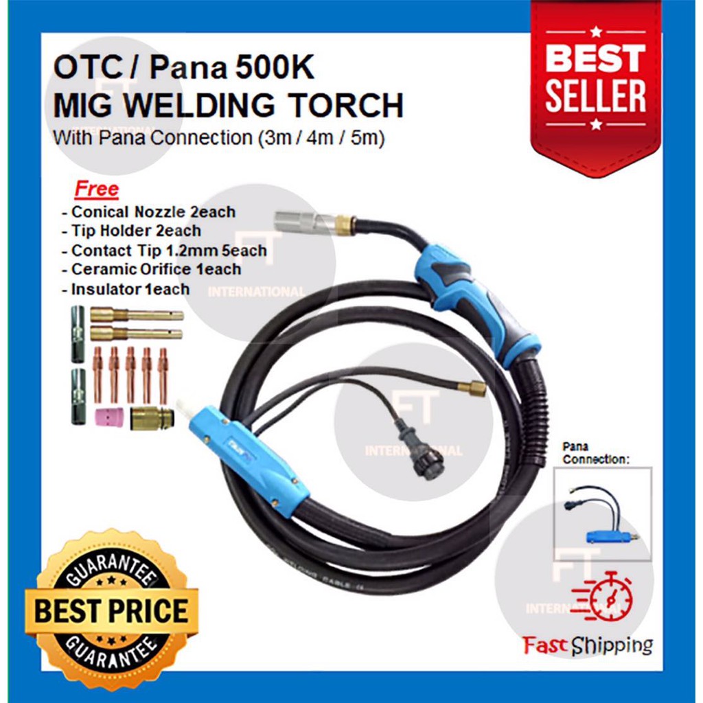 Austweld OTC / PANA 500K MIG Welding Torch With Euro Connection ...