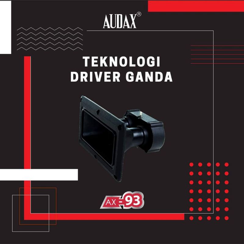Audax AX93 Speaker Tweeter Original Indonesia Double Horn ,Speaker ...