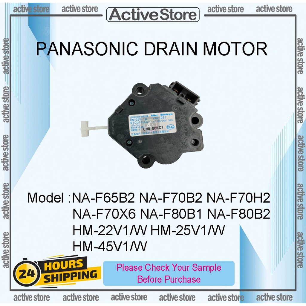 Panasonic Washing Machine Drain Motor NA-F65B2 NA-F70B2 NA-F70H2 NA ...
