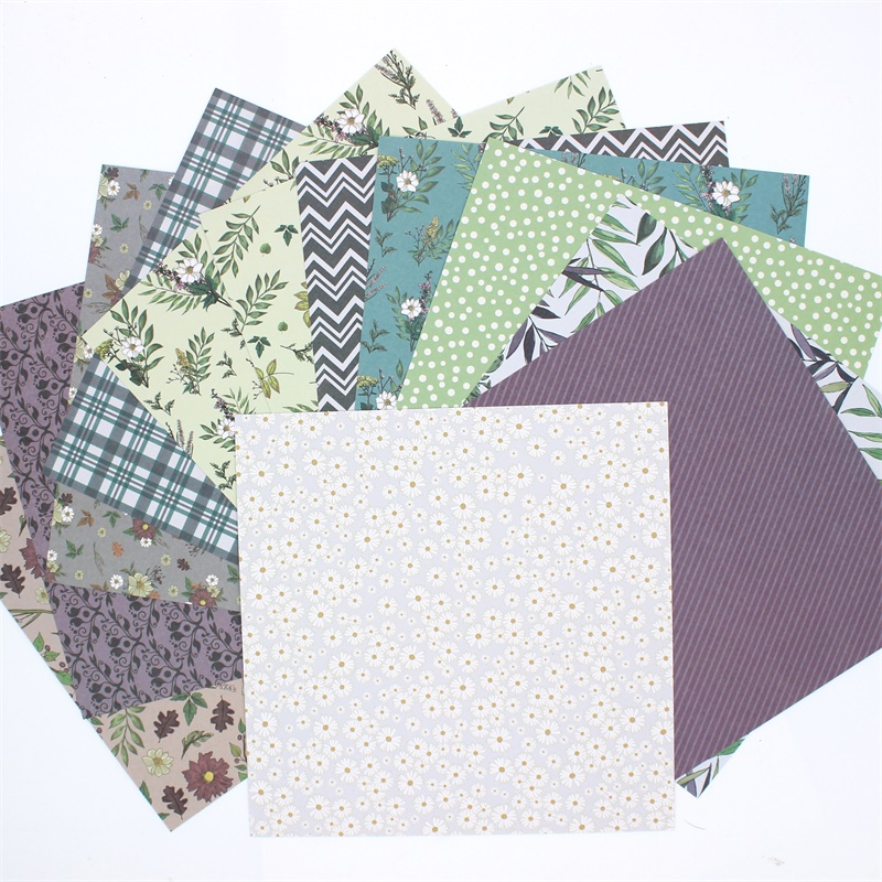 Paper Pack 6"x6" Flower/snowflake/flowers/ texture 12 sheet Art Background Paper Card Making DIY ...
