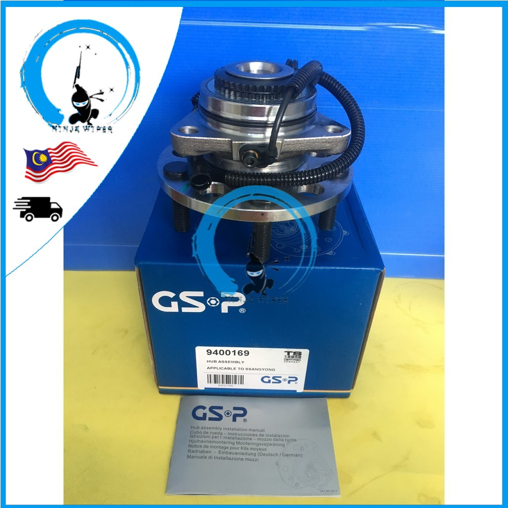 100% ORI GSP SSANGYONG KYRON/ACTYON/REXTON FRONT HUB BERING BEARING ...