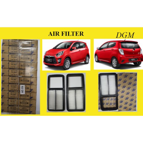 PERODUA AXIA 2013-2016Y AIR FILTER (FILTON) FA-9861 | Shopee Malaysia