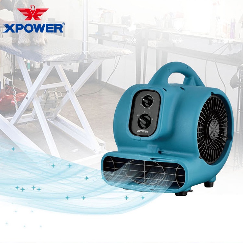 XPOWER P-230AT Mini Mighty Air Mover Utility Blower Fan with Built-In ...