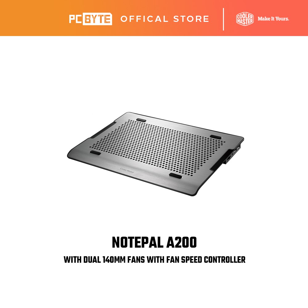Cooler Master NotePal A200 Notebook Cooler with Dual 140mm Fans | Shopee Malaysia