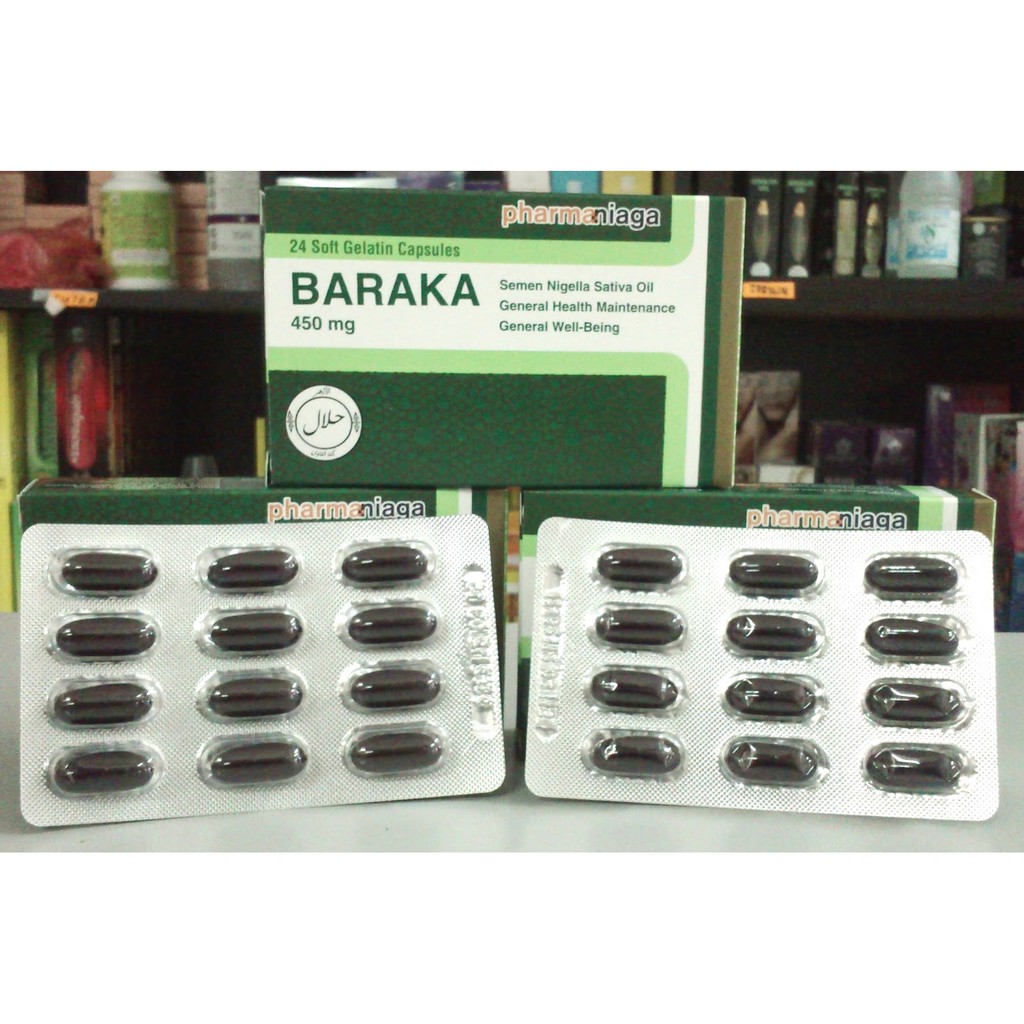 Baraka Habbatus Sauda Kapsul ( Nigella Sativa Blackseed ) | Shopee Malaysia