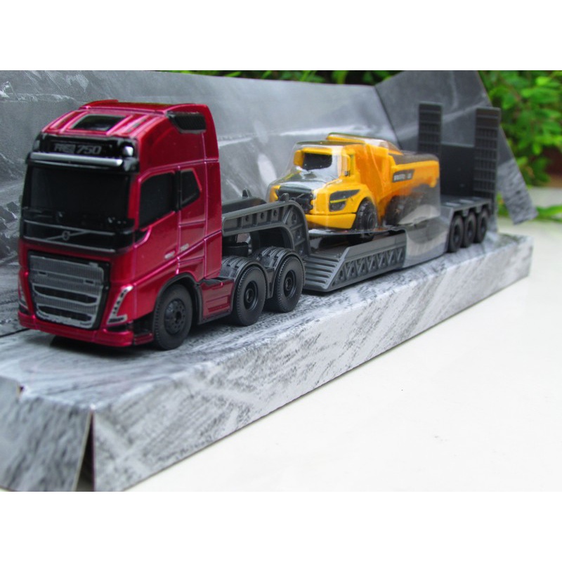 Maisto Volvo FH16 With Volvo A25G Articulated Hauler White Dump Bed ...