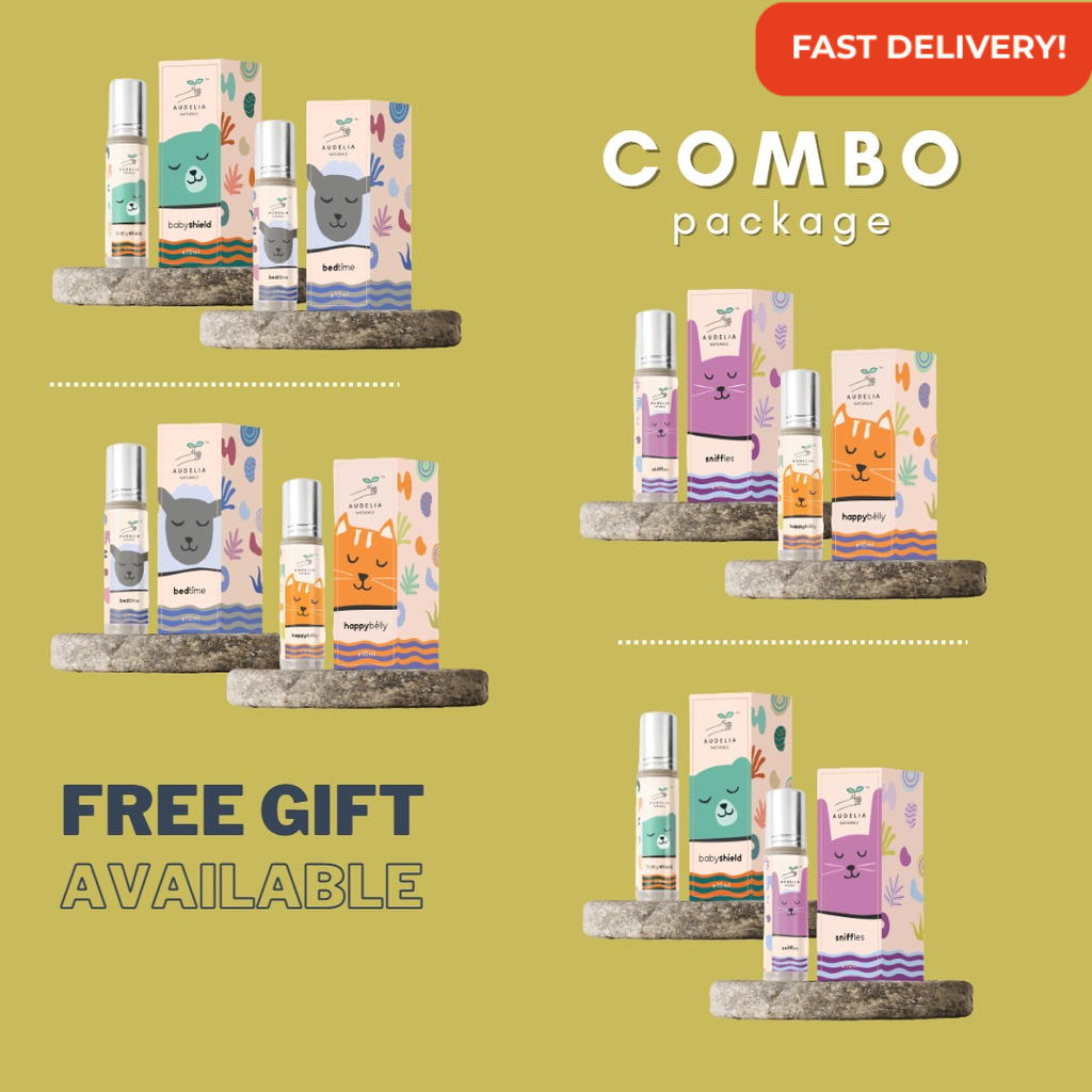 [READY STOCK] Mummy's Rescue Kit Audelia Naturals Sniffles Baby Shield ...