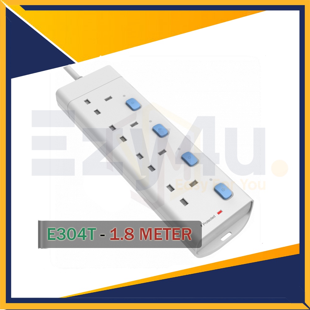 GONGNIU HEAVY DUTY TRAILING SOCKET 1.8M 3M 5M Surge Protection Sirim Approved | Shopee Malaysia