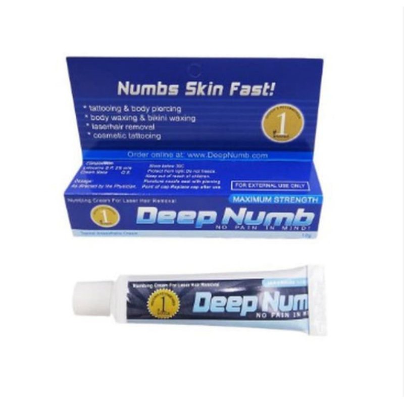 Anesthesia Cream Deep Numb Tattoo Embroidery | Shopee Malaysia