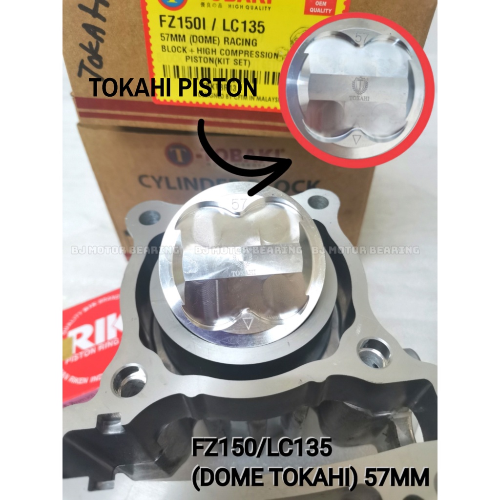 TOBAKI FZ150/ Y15ZR / LC135 (57MM) DOME / STD BLOCK SET KIT 100% Original block tobaki 57mm fz ...