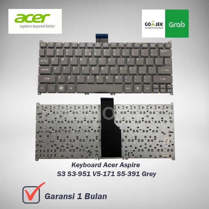 Acer Aspire S3 S3-951 V5-171 S5-391 ms2346 Keyboard | Shopee Malaysia