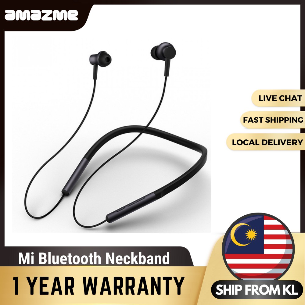 Xiaomi Mi Bluetooth Neckband Earphones | Shopee Malaysia