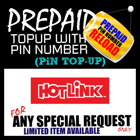 HOTLINK / MAXIS MOBILE Reloads (Instant PIN TOPUP) | Shopee Malaysia
